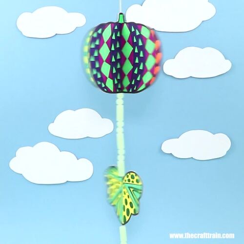 Pumpkin Pattern Art Spinner by The Craft Train | TPT