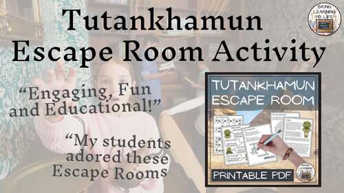 Tutankhamun Escape Room | Social Studies & Ancient History Activity