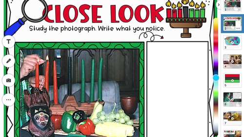 Winter Holidays Around the World, Kwanzaa Kinara & 7 Principles Activities