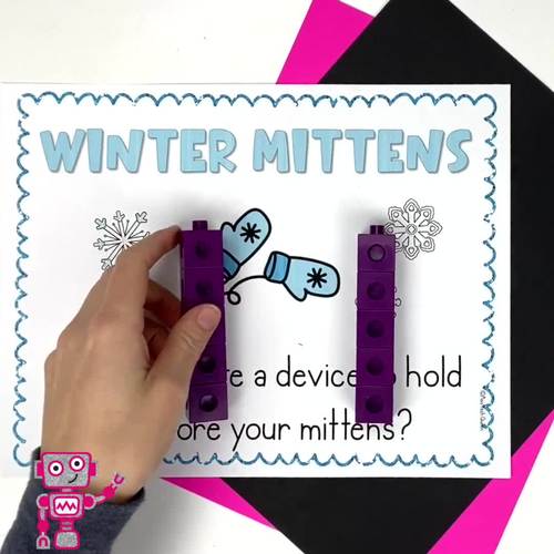 January Winter STEM Activities Mittens Build a Tool STEAM Challenge ...