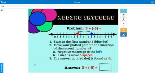 Adding and Subtracting Integers - Distance Learning Boom Cards | TPT