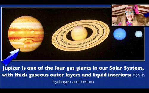 JUPITER VIDEO & SONG: Animated Keynote/PPT, Colorful Science Solar System