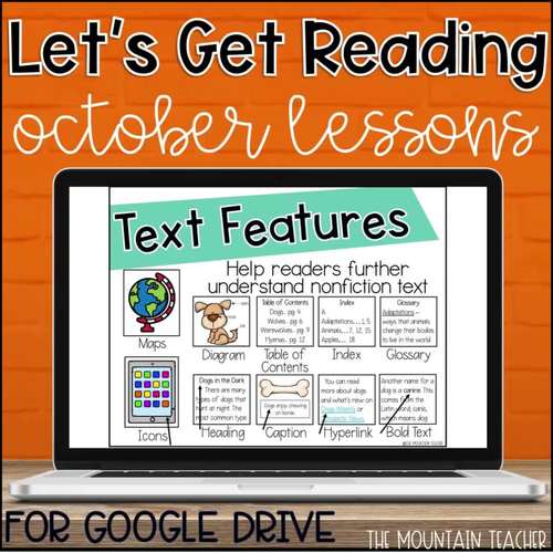 October DIGITAL Lets Get Reading 2nd Grade Reading Activities and Videos