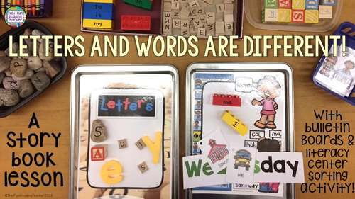 Concepts of Print | Letters | Words by That Fun Reading Teacher