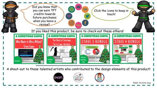 A Christmas Carol | The Businessmen Activities by The Nifty Ninja