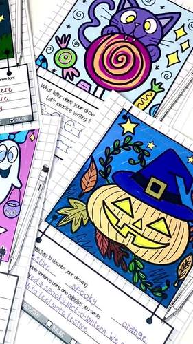 JANUARY Directed Drawing Automatic Slide Show Bundle | ELA Writing Page ...