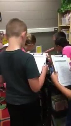 3rd Grade Journeys: Unit 5 Vocabulary Scavenger Hunt © 2014 by Amber Kotzin