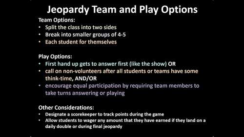 "PANDA BEARS" - Jeopardy: handouts, reading & interactive PPT game