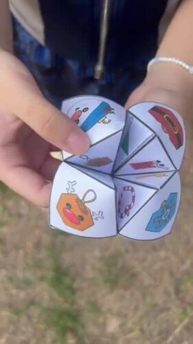 Christmas Cootie Catcher: Fun Holiday Activity for Kids by SheetHub