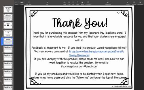 Classroom Rules Presentation & Posters Classroom Management & Student ...