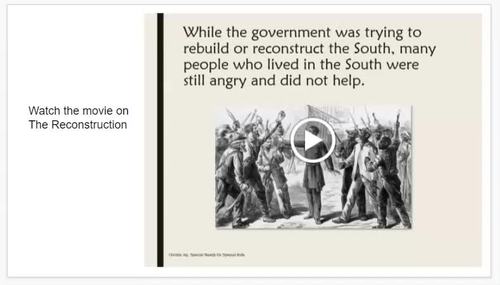 Reconstruction Era Unit for Special Education PRINT AND DIGITAL | TpT