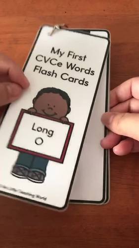 CVCe Words Picture Flash Cards | Long Vowel Flash Cards | TpT