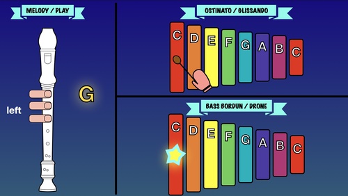 Star Light Star Bright - A Recorder & Orff barred-instruments Ensemble