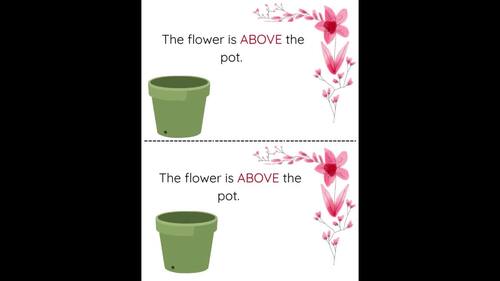 Spring Positional Words Book | Where Is the Flower? | Pre-K Spatial ...