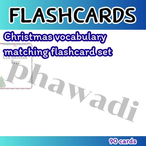 Find & Match Christmas Flashcards – 45 Vocabulary Words | ESL ...