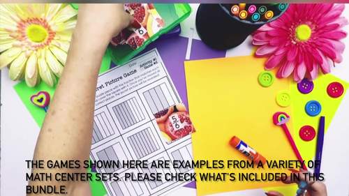 5th Grade Math Centers Year-Long Growing Bundle | Fractions, Multiplication