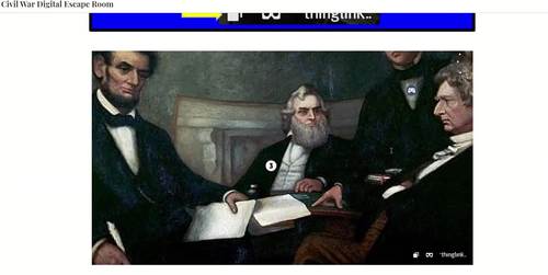 Civil War DIGITAL ESCAPE ROOM for Google Drive® | Abraham Lincoln by ...