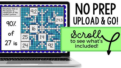 Percent of a Number Digital Activity by Don't Worry Teach Happy | TPT