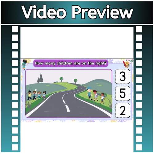 Compare, Count and Choose the Correct Number Digital Resources | TPT