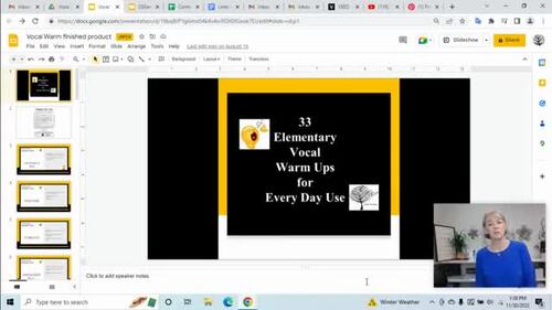 Elementary Vocal Warm-Ups for the Whole Year BUNDLE! by Treble Tree Music