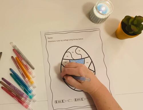 No Prep Sub Activity! Easter Egg Color By Solfege by Music With Mrs Babic