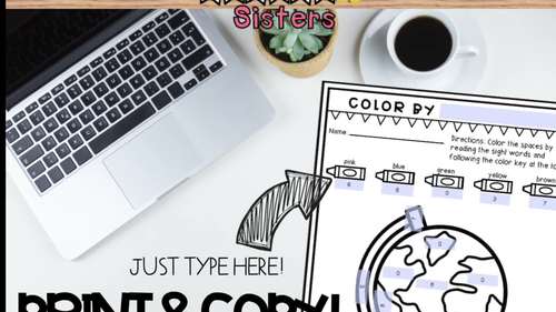 Back to School: EDITABLE Color by Code by KinderED Sisters | TPT