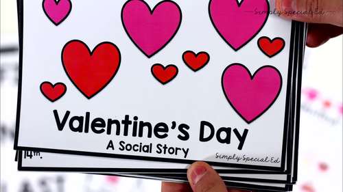 Valentine's Day Visuals for Special Education by Simply Special Ed