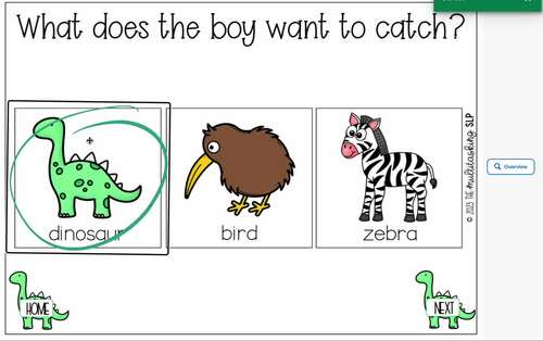 How to Catch a Dinosaur Book Companion | Print & Boom Cards | TPT