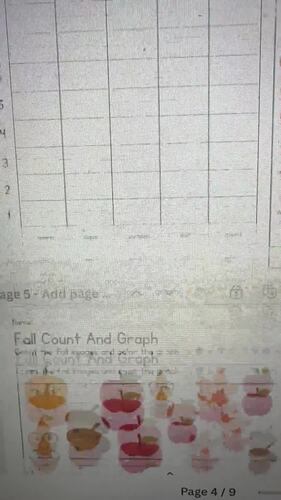 Fall Graphing Worksheets Numbers 1-10 by Its Cool to Care with Kim