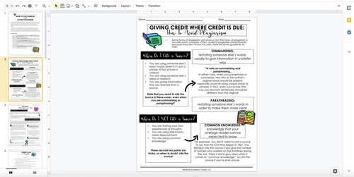 Plagiarism Citing Sources and Avoiding Plagiarism DIGITAL and PRINT