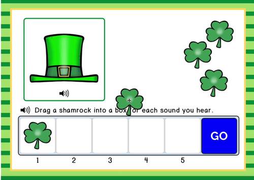 St. Patrick's Day Phonemic Awareness BOOM CARDS | Count the Sounds