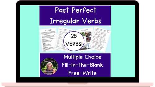 Irregular Past Perfect Verb Tense Speech Language Therapy or Homework