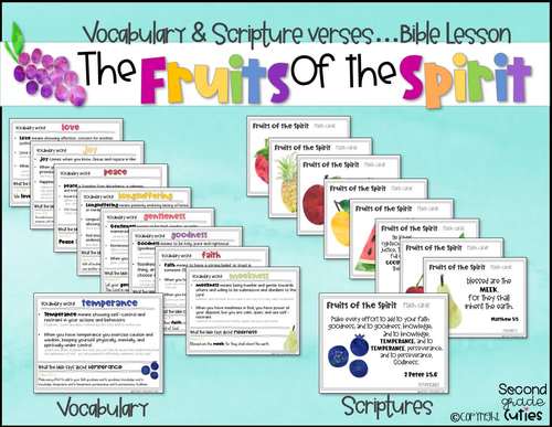 Fruit of the Spirit | Bible Lessons by Second Grade Cuties | TPT