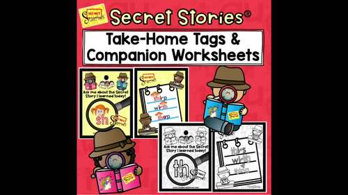 Secret Stories® Phonics "Take Home" Tags for Parent Sharing & Phonics ...