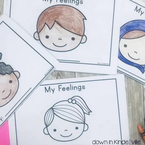 Feelings Activities: Emergent Reader, Posters, and Drawing Sheet