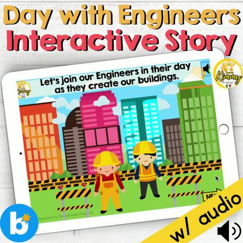 Day with Engineers An Interactive Story Boom Cards by Teacher Kimmy