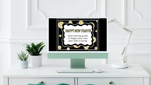New Year's Resolution: Guided Goal Setting Lesson with Slideshow, and ...