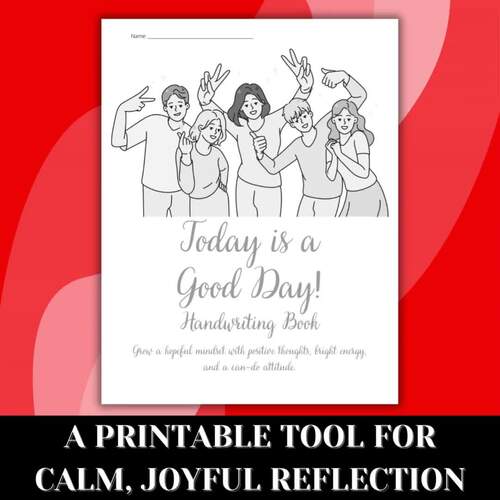 Cursive Growth Mindset Practice | 100 Optimism and Positive Thinking ...