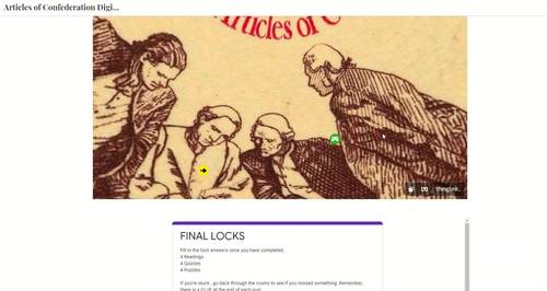 Articles of Confederation DIGITAL ESCAPE ROOM for Google Drive® by ...