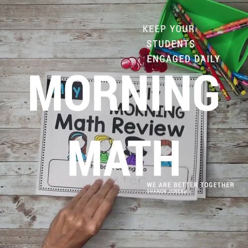 Morning Work First Grade | May Morning Work | 1st Grade Daily Math Review
