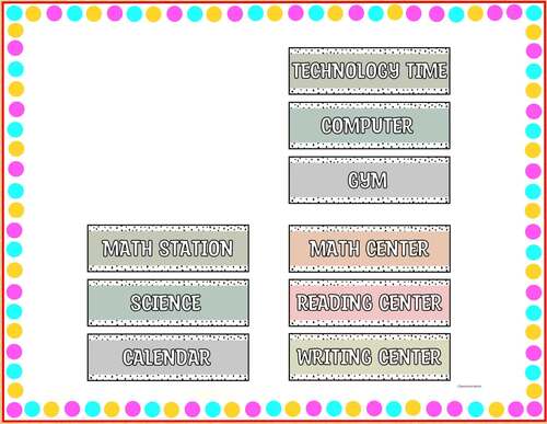 Printable Boho Neutral Classroom Schedule, Editable Classroom Schedule ...