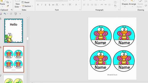 Editable April Spring Bugs Door Display Name Tag Classroom Decor Desk ...