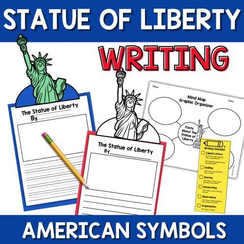 American Symbols Statue of Liberty Landmark Writing Craft Project Activity
