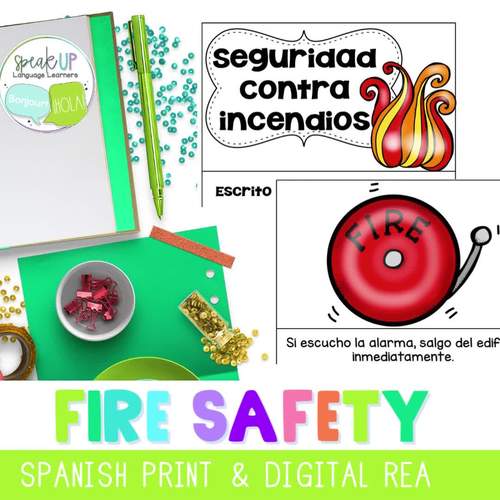 Seguridad contra incendios - Los bomberos Spanish Readers Print & Digital