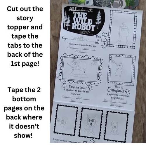 The Wild Robot About The Book Student Written Hallway Display with ...