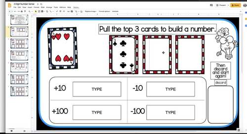 DIGITAL Place Value: 3 Digit Numbers: Google Slides: DISTANCE LEARNING