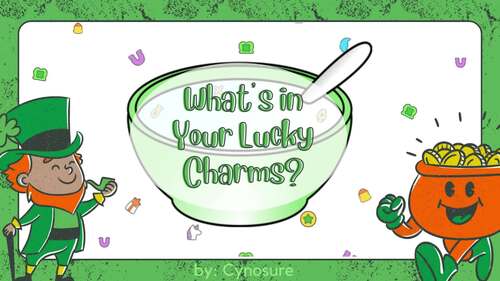 St. Patrick's Day *Lucky Charms* - CVC - *Flashcards* QQT by Cynosure