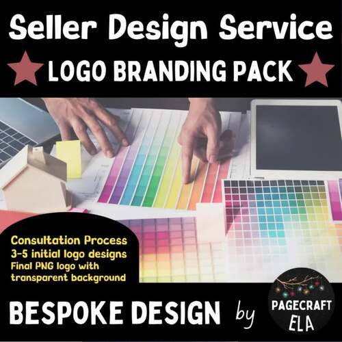 Fast Logo Design Service for TPT Sellers | Branding Image | NO BANNERS