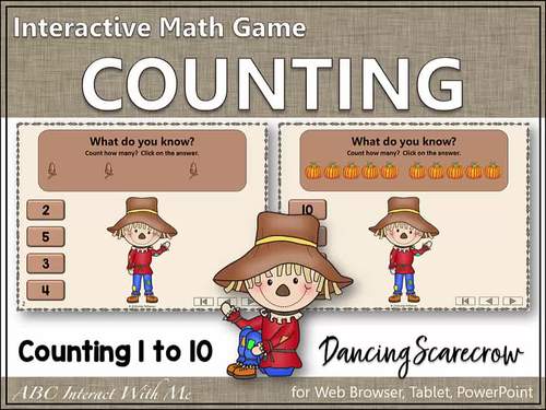 Counting to 10 Interactive Math Game ~ Number Sense Game {Dancing ...