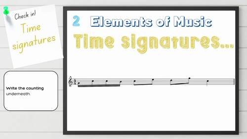 Music Theory RHYTHM 1 Part 2 No Prep Bell Ringers Starters Notes Rests ...